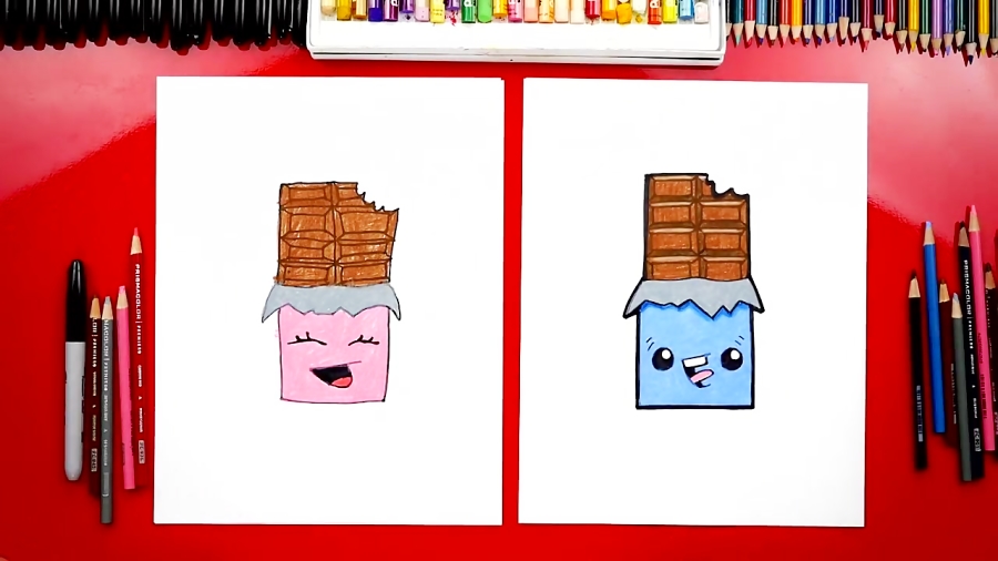 How To Draw A Chocolate Candy Bar