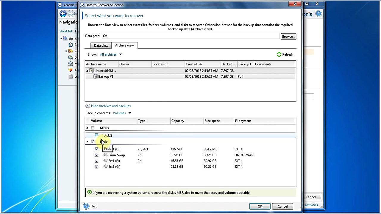 How to convert Acronis Backup tib file to vmware vmdk file