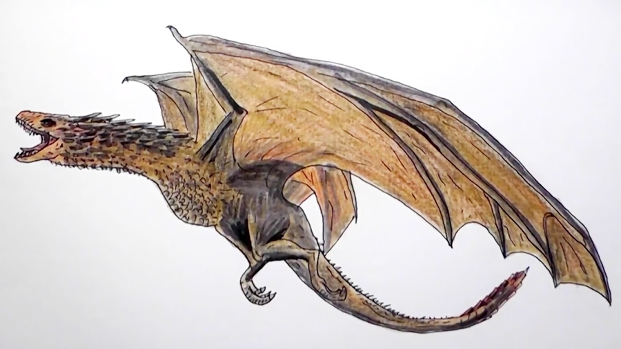 How to Draw Dragon From Game of Thrones