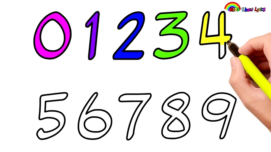How to Draw Numbers 123 | Drawing and Coloring for Kids