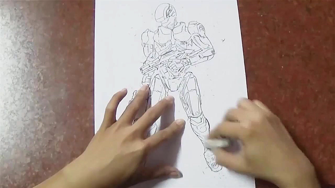 Speed Drawing: RoboCop 2014 | D4K