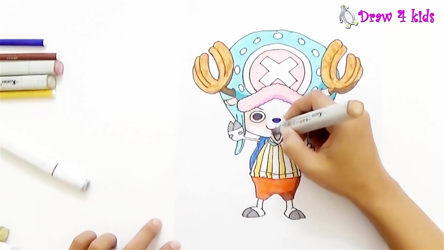 How to draw Tony Tony Chopper from One Piece | D4K