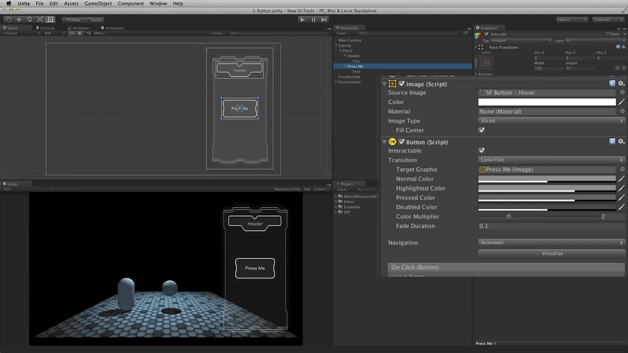 UI Button - Unity Official tutorials
