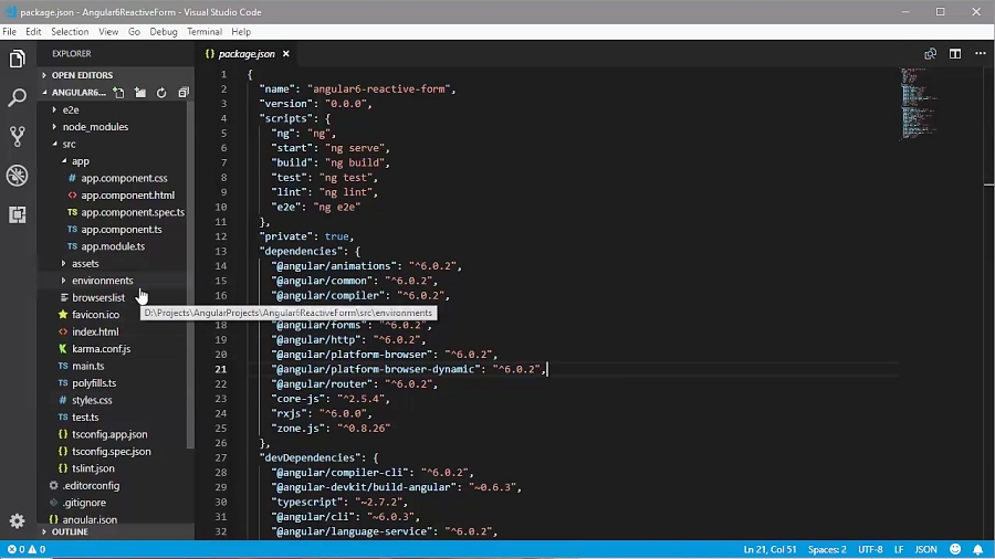 Angular 6 Form Validation example - Reactive Forms
