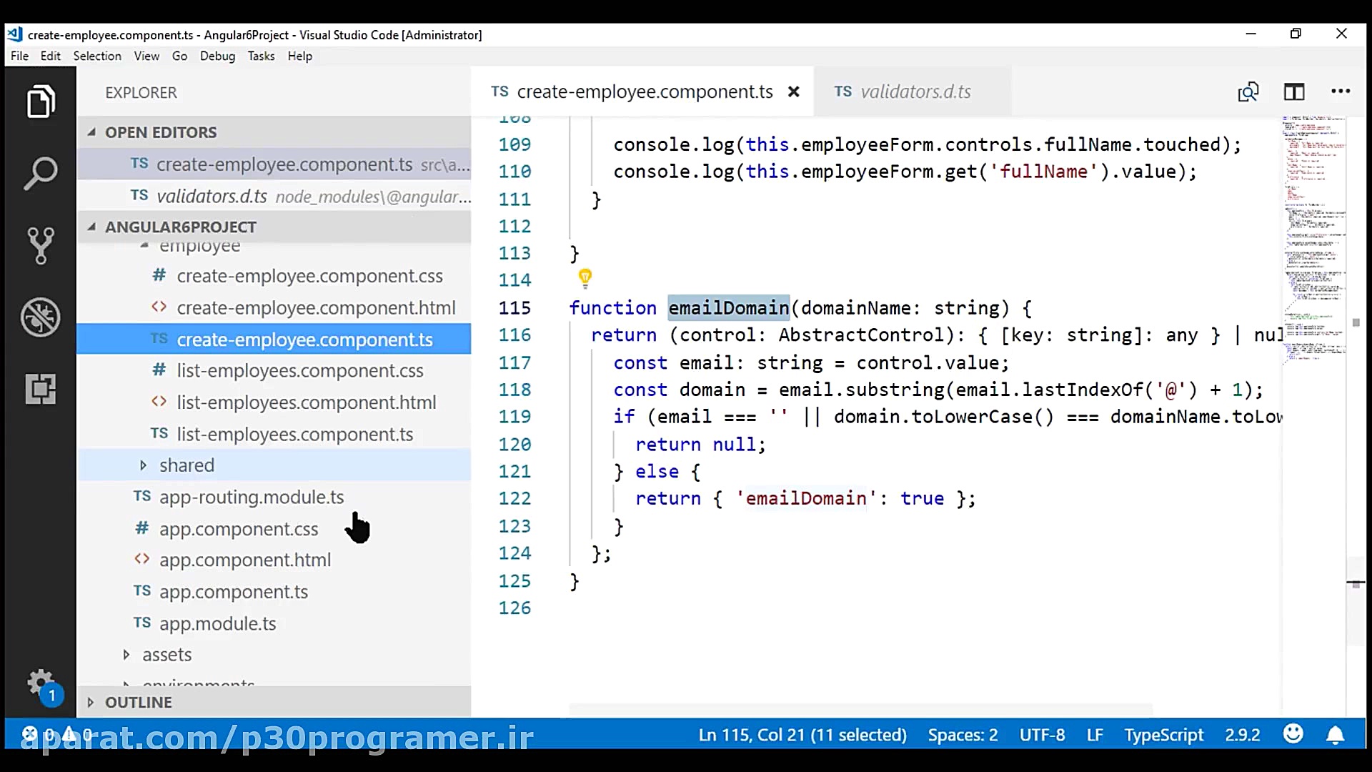 17 How to make angular custom validator reusable