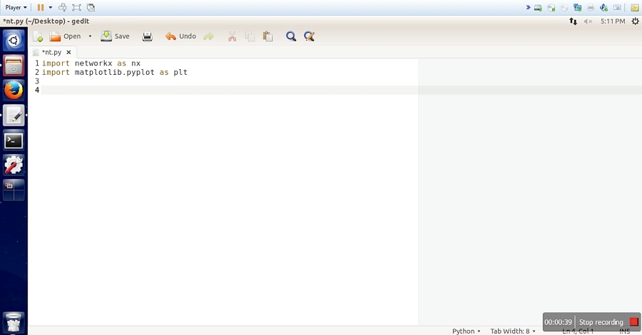 How to create a graph using Networkx library : Networkx Tutorial # 1