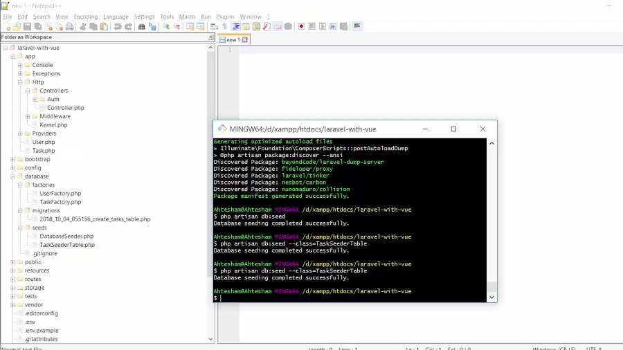 Todo App with Laravel 5.7 and Vue Js 2 - Setup Api Resource and Json Data