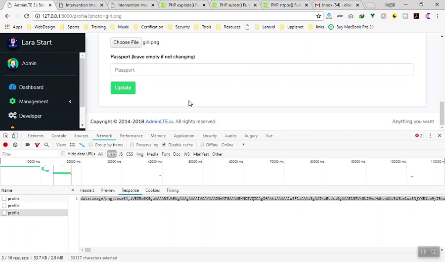 Upload and Convert Base64 String to Image In PHP and Laravel