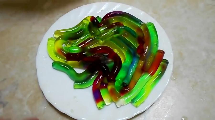 DIY Gummy Worms - How To Make Gummy Jelly Worms Recipe