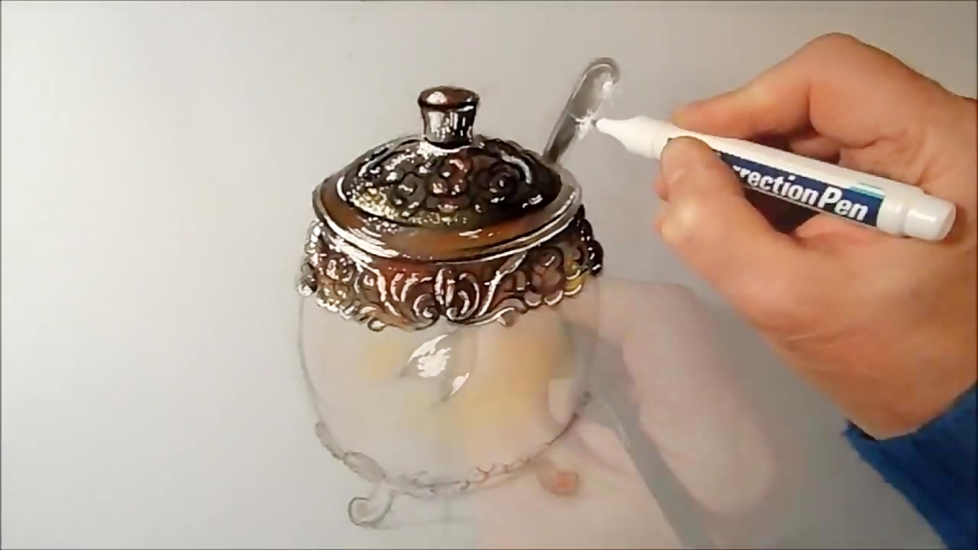 Drawing a Sugar bowl, Time Lapse