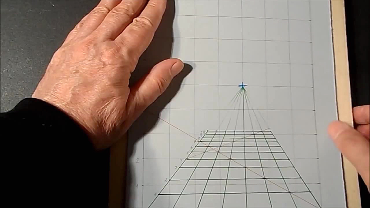 How to Draw 3D Cube, Part 2/4, Perspective Cube