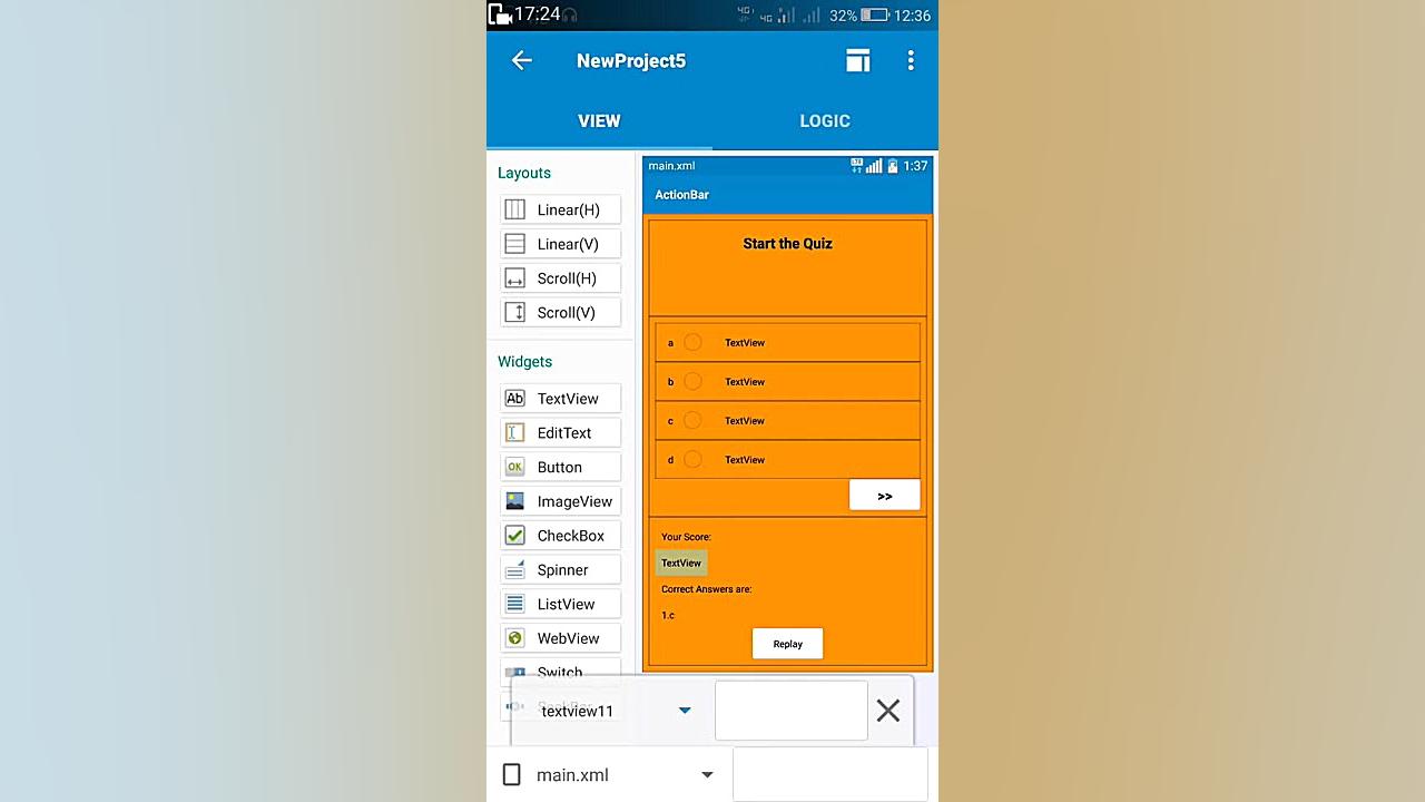 Create a Quiz Android App in Sketchware