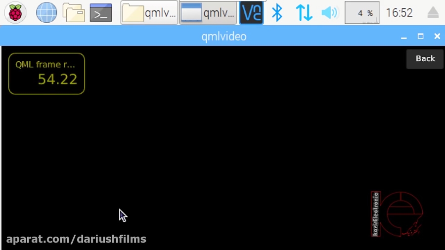 Raspberry Pi B Plus Qt 5.11.3 X11 OpenGL