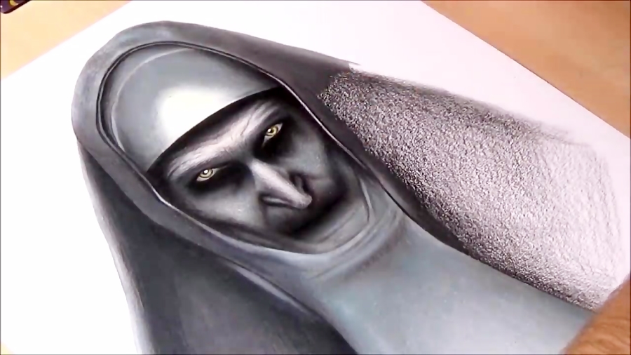 Drawing Valak - The Nun