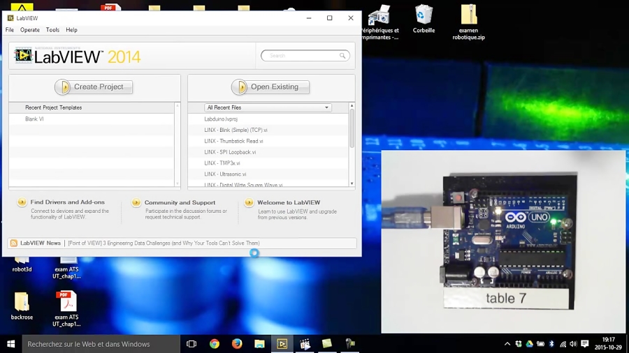 LINX = Labview Arduino