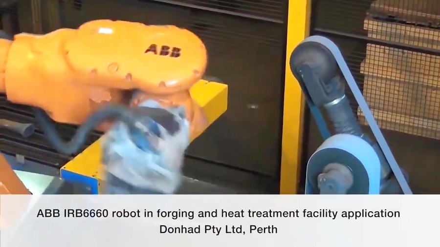 ABB Robotics - Grinding Forged Steel Parts