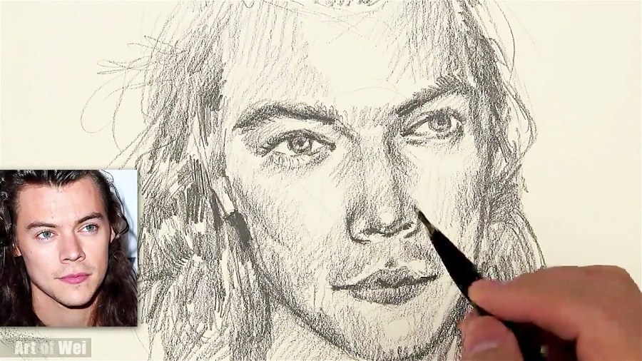 How to Draw Harry Styles