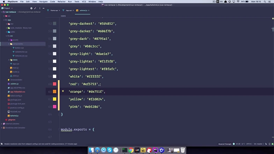 Creating Vue, Vuex and October CMS App - 05 - Homepage UI