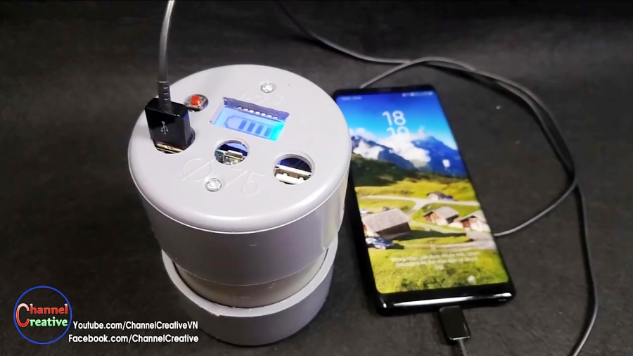 DIY a PVC Power Bank