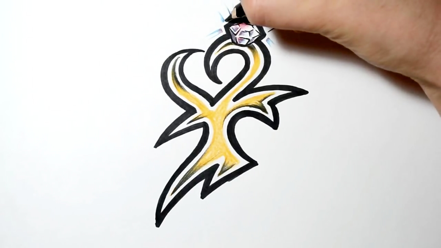 Designing my famous Life Love Loyalty Design in Graffiti Style