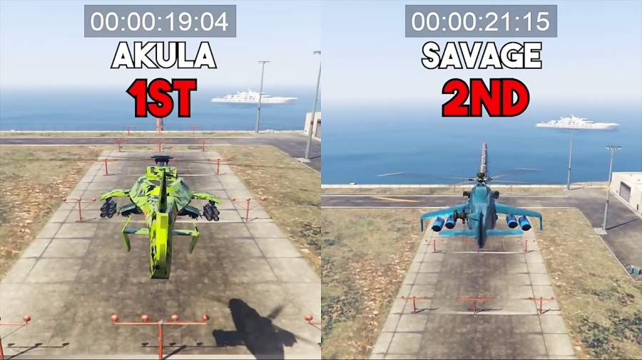 GTA 5 ONLINE : AKULA VS SAVAGE ( WHICH IS BEST HELICOPTER? )