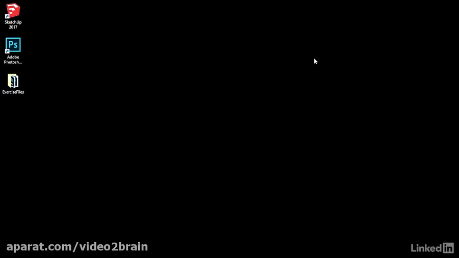 دوره ﻿SketchUp - نحوه استفاده از فایل های تمرین