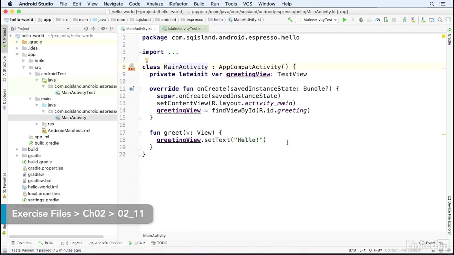 دانلود کورس ﻿Android Espresso - API شفاف
