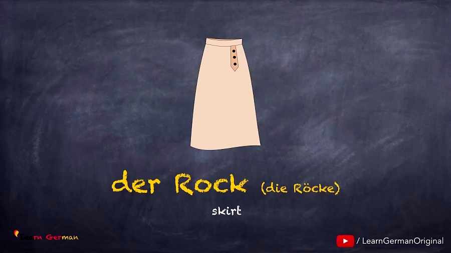 Learn German | German Vocabulary | die Kleidung | Clothes | A1
