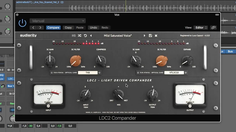Audiority LDC2 - Light Driven Compander: Quick Demo