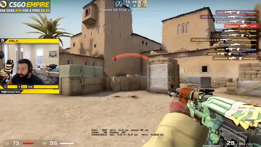 SCREAM HITS 1 TAP OF HIS LIFE! SHROUD EXPOSED BY M0E! CS:GO Twitch Clips