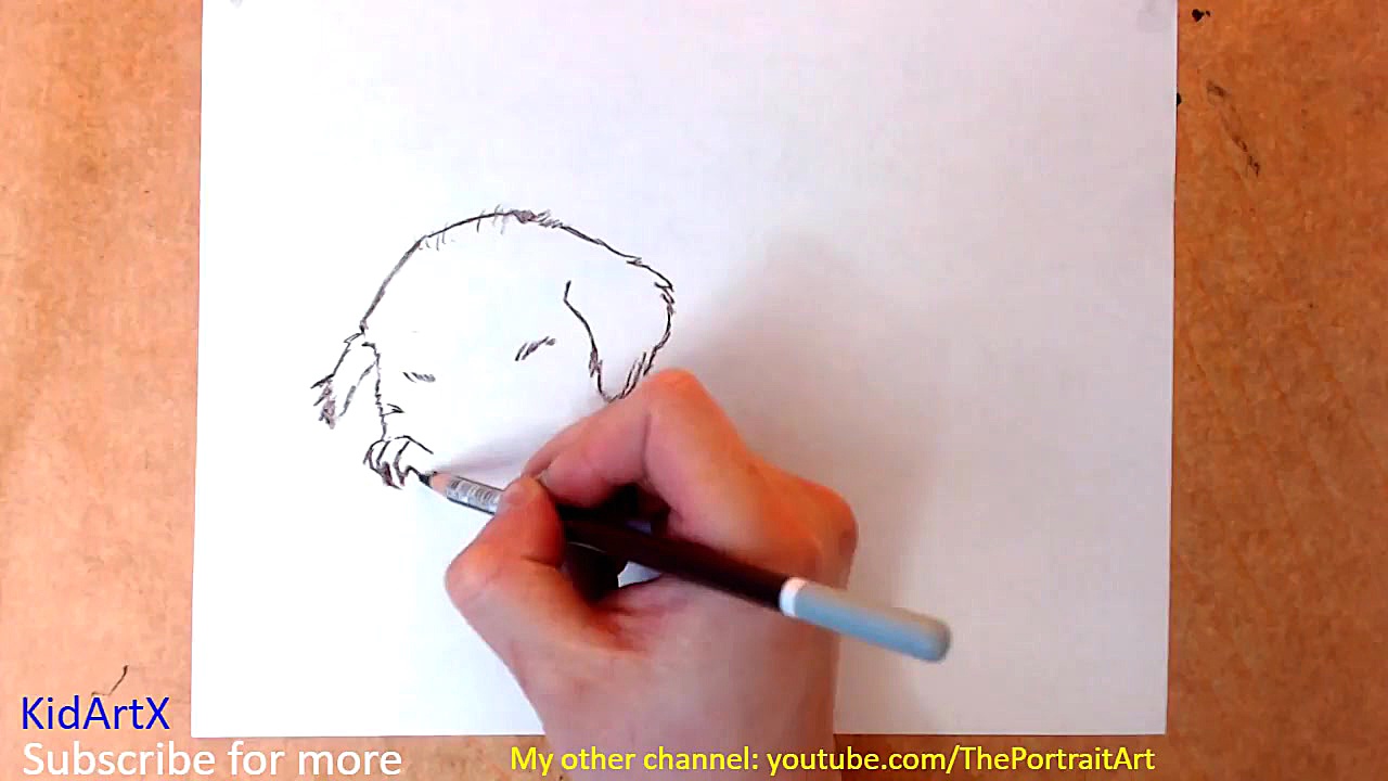 How to Draw puppy - Step by Step (with cup) Tutorial