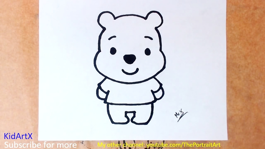 How to Draw Winnie the Pooh (Super Easy) - Step by Step Tutorial