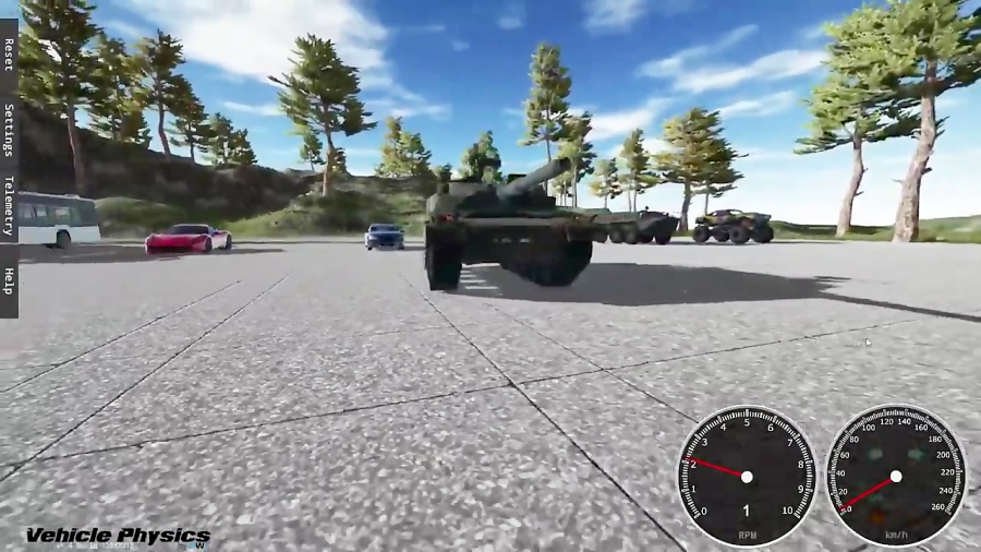 Tank Demo | NWH Vehicle Physics for Unity