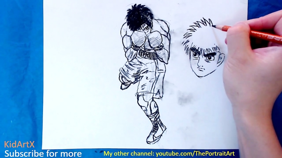 How to Draw Ippo (Hajime no Ippo) - Step by Step Tutorial