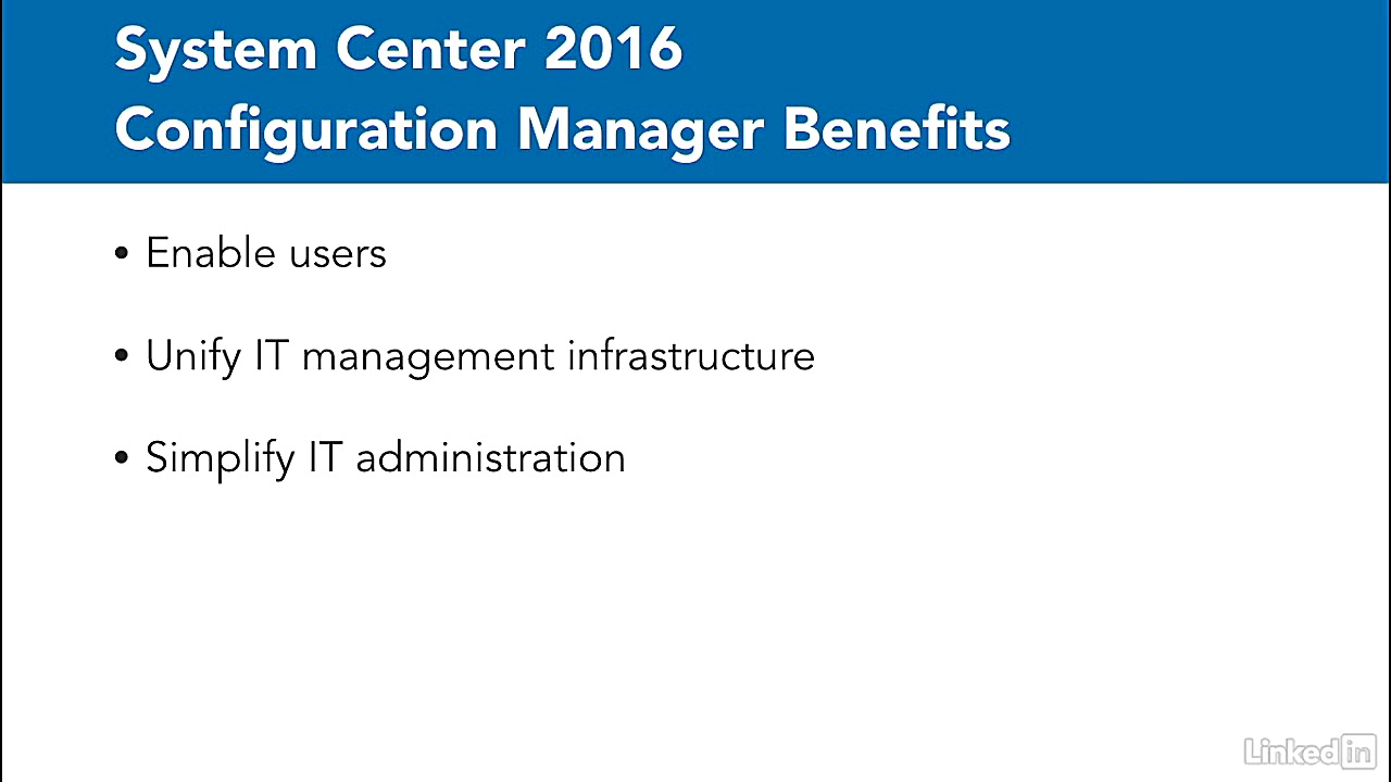 دوره ﻿System Center Configuration Manager - مزایای مدیریت System Center 2016...