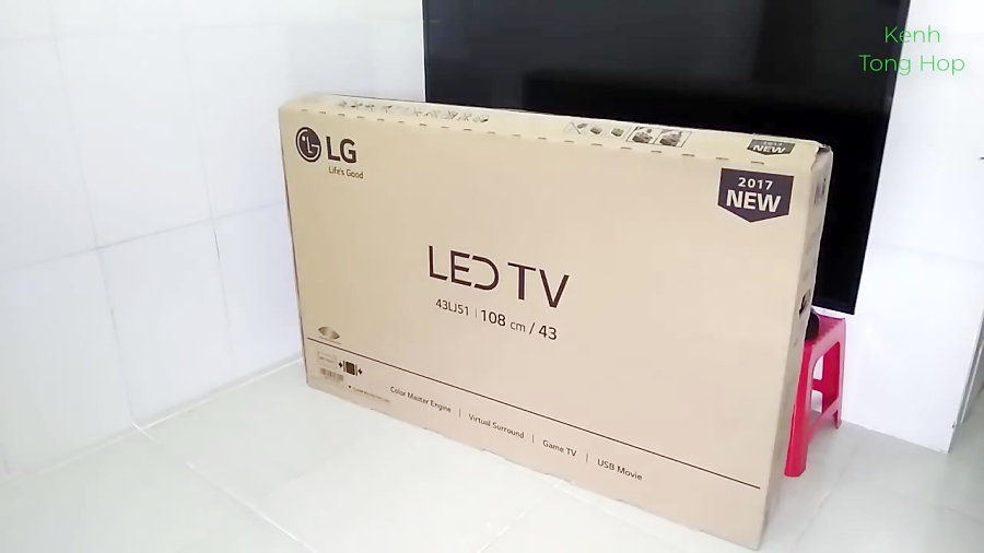 جعبه گشایی تلویزیون 43LJ510T