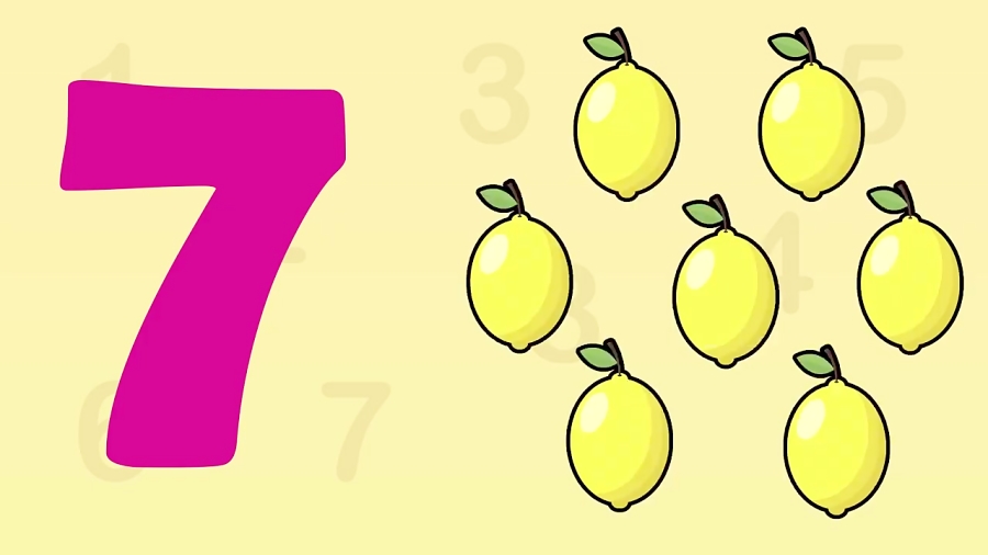 Learn Numbers for Children With Fruits | Learn 1 to 10 Numbers for Kids