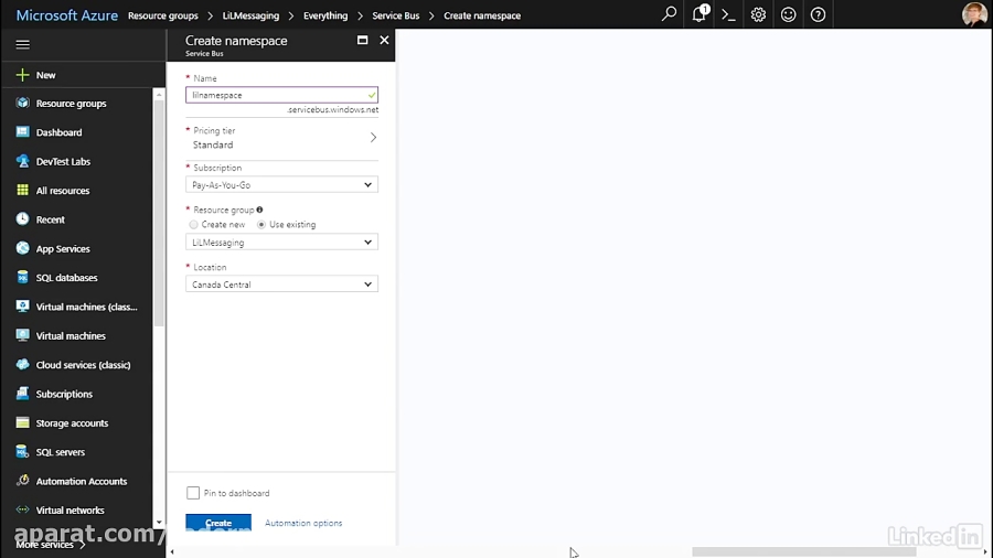 آموزش ﻿Microsoft Azure - مرورگر پیام رسانی Azure Service Bus...