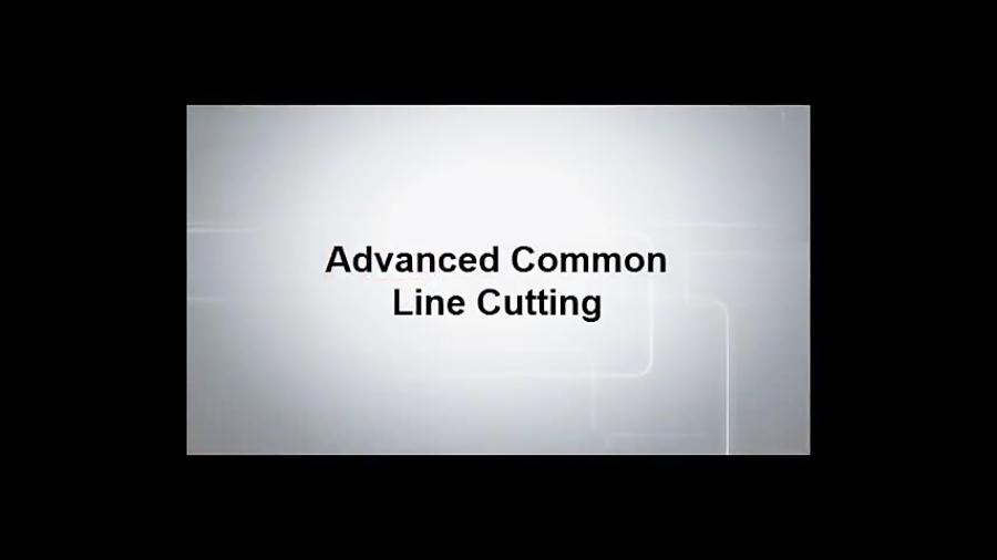 ProNest Common Line Cutting