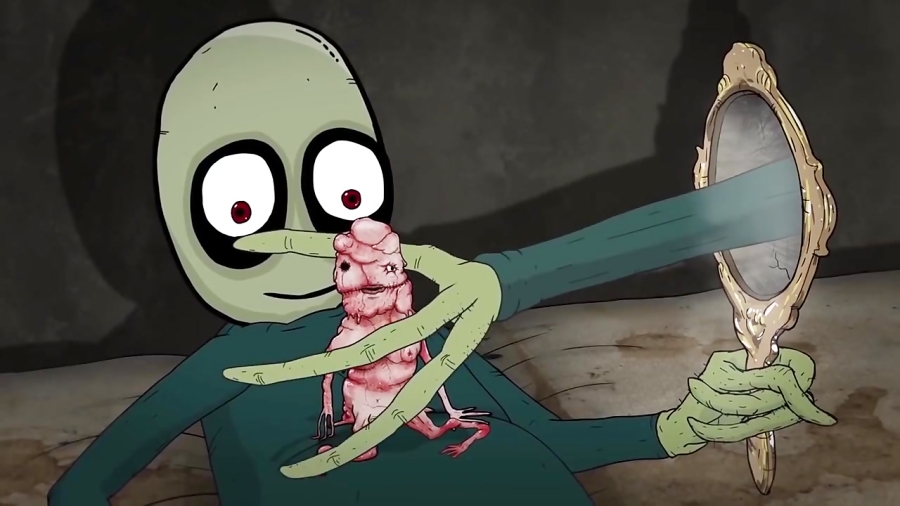 Film Theory: The Broken Mind of Salad Fingers (Salad Fingers 11 Glass ...