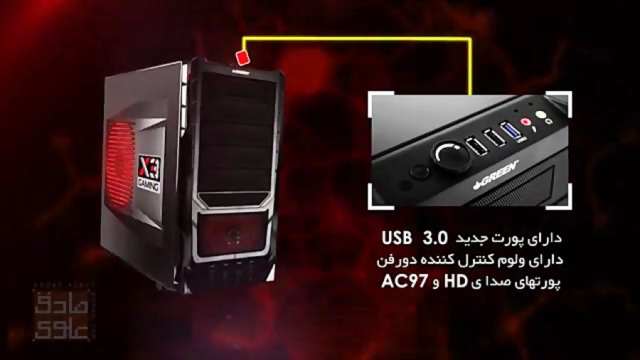 GreenX3 Gaming Case