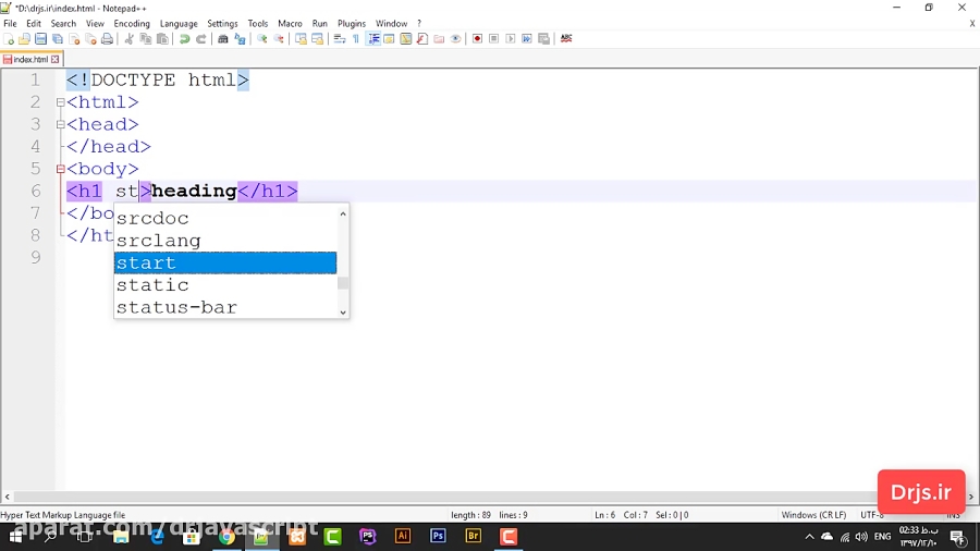 آموزش HTML5 CSS3 قسمت 3 آشنایی با رنگ ها