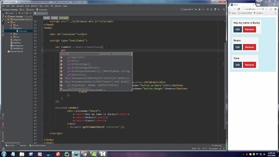 React Js Tutorials For Beginners 8 Adding State To Components