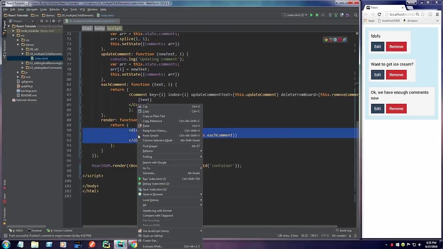 React JS Tutorials for Beginners - 1 - Getting Started