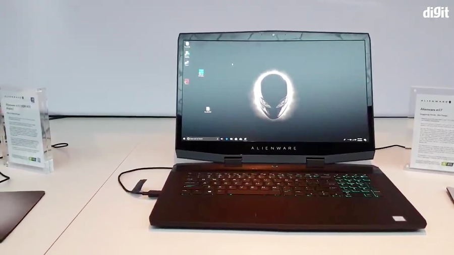 Dell Alienware m17 with 8th-gen Core i9K processor, NVIDIA GeForce RTX 2080