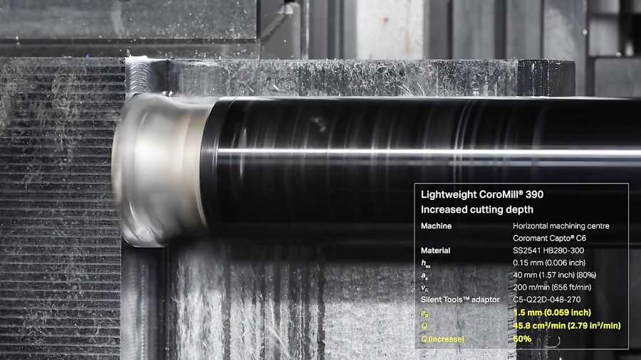 Lightweight CoroMill® 390 produced with additive manufacturing