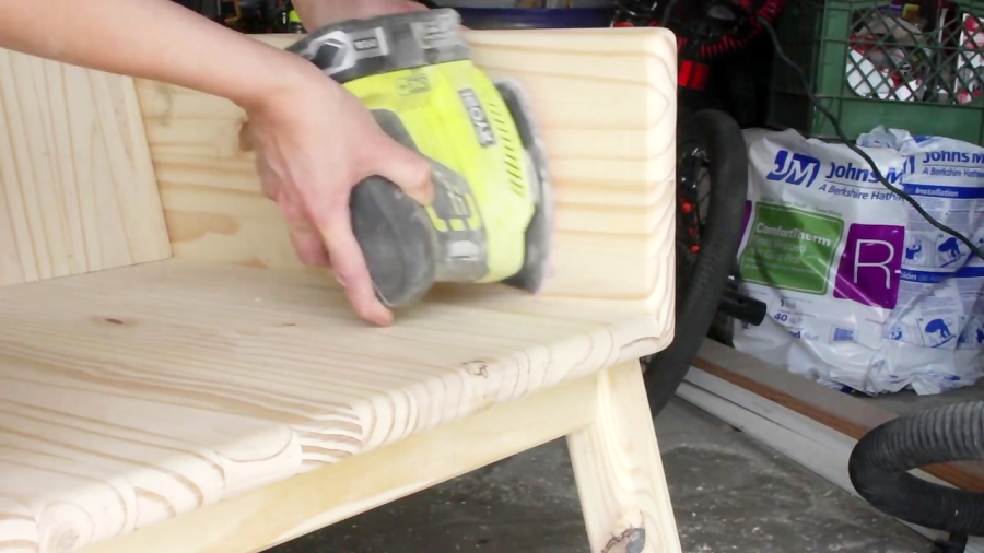 STAIR TREAD Arm Chair | Single Saw Build