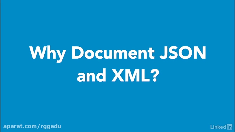 کورس ﻿API Documentation - چرا سند JSON و XML را بنویسید؟