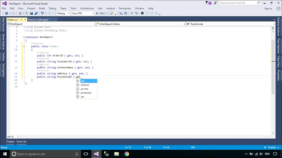DevExpress Tutorial - Print Invoice | FoxLearn