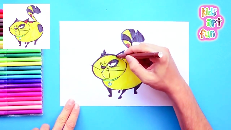 How to draw Scrapper - Mr. Bean Cartoon